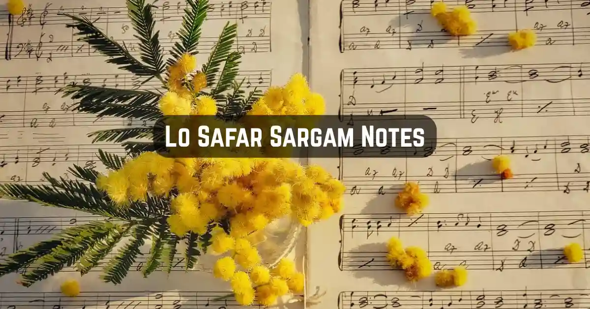 Lo Safar Super Easy Sargam Notes | Baaghi 2